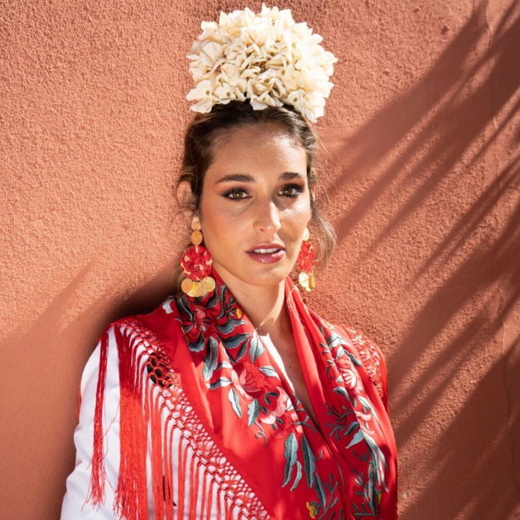 Flores de Flamenca Online Blanco Azahar
