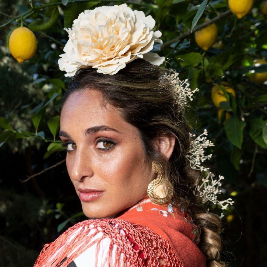 Flores de Flamenca Online Blanco Azahar